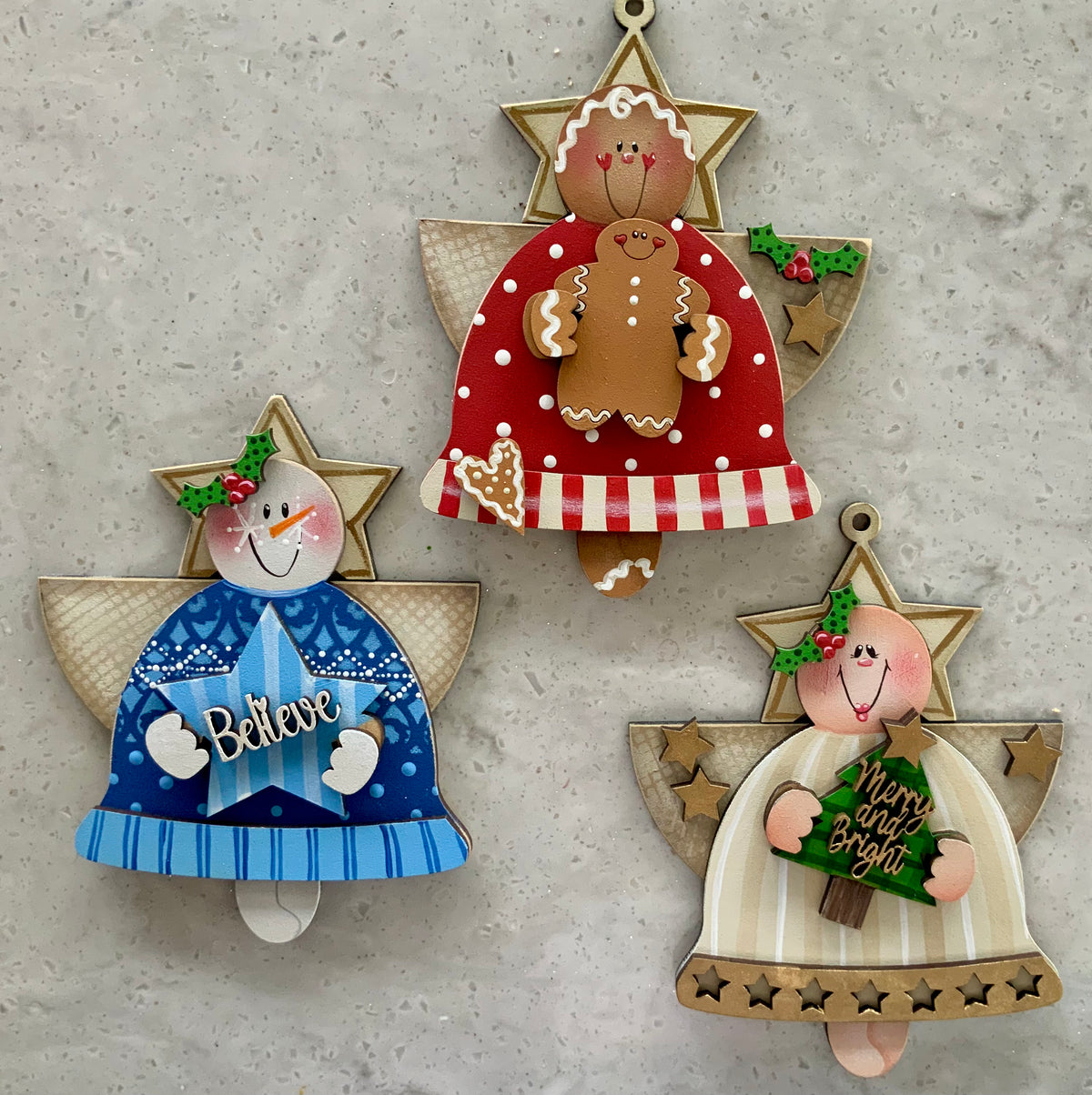 Angel Ornament Set | Cottage Caboodle - Lisbeth Stull