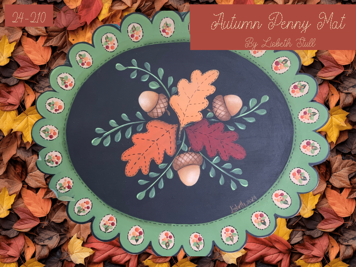 ePacket Autumn Penny Mat | Cottage Caboodle - Lisbeth Stull