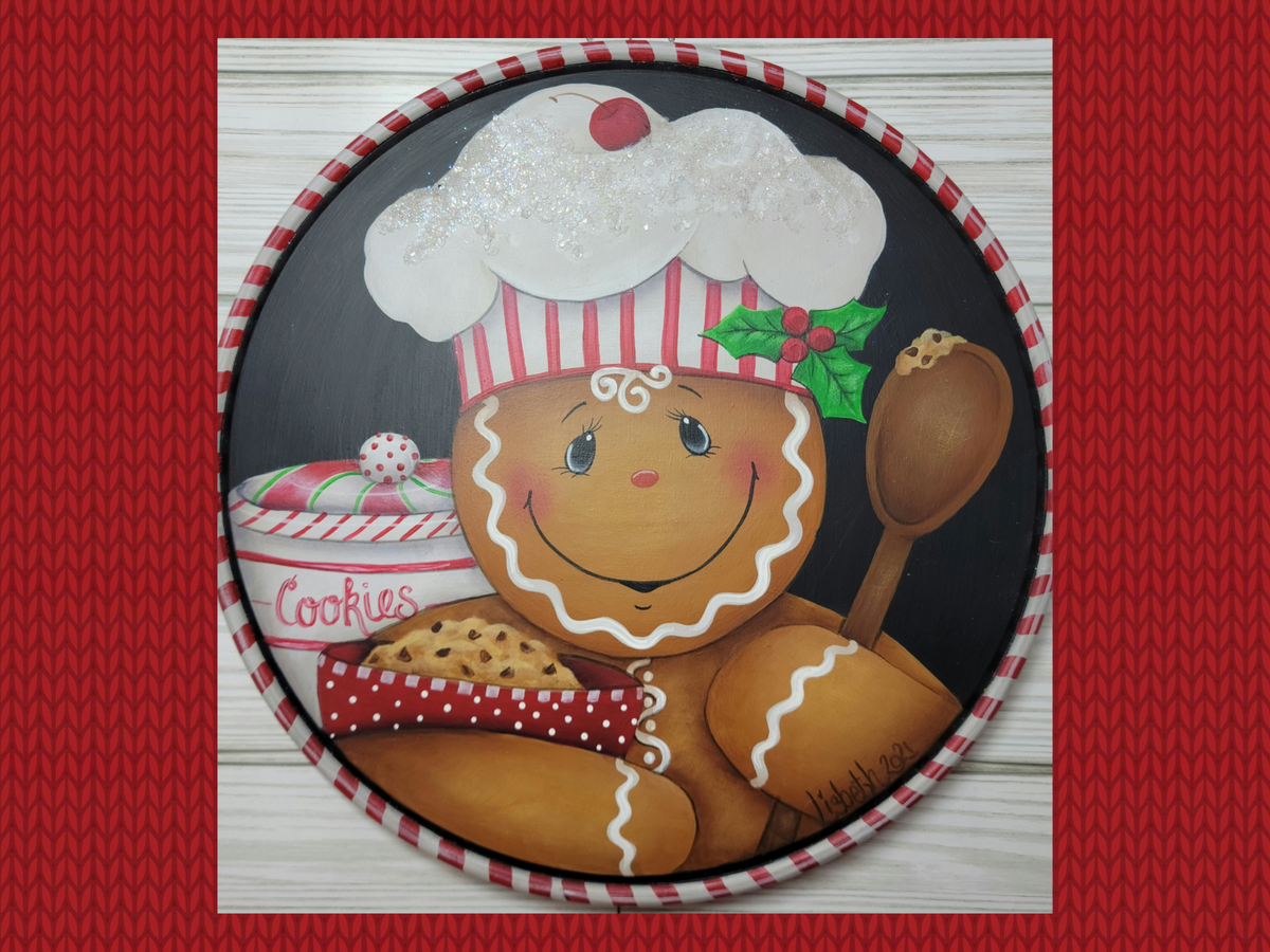 ePacket Ginger Cookie Plate | Cottage Caboodle - Lisbeth Stull