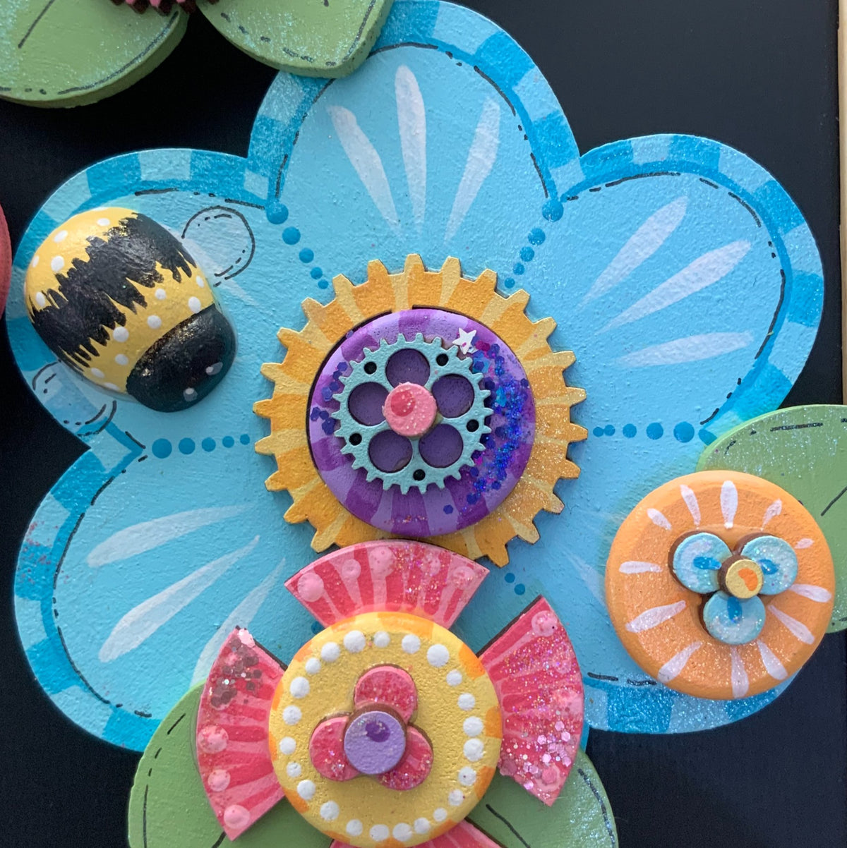 Spring Flower Surface Shapes Only (3) | Cottage Caboodle - Lisbeth Stull